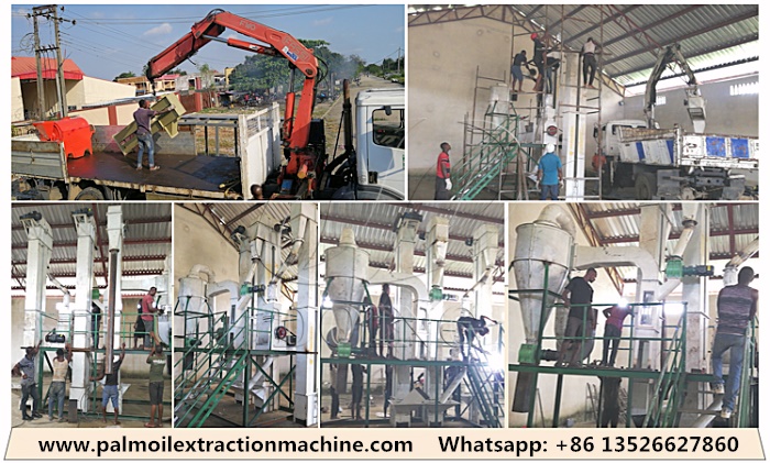 2-3tph palm kernel cracking and separating machine successfully ...